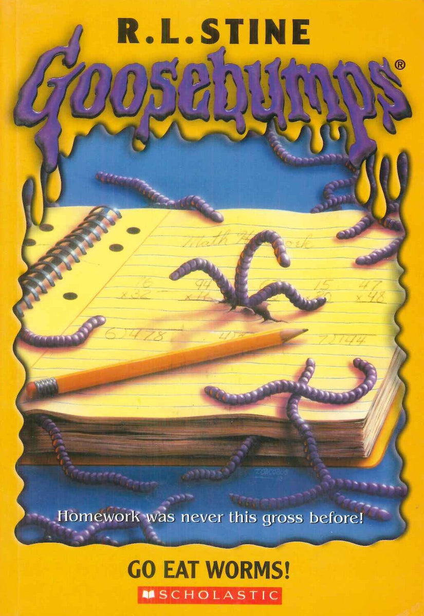 Scholastic Goosebumps Go Eat Worms! R.L.Stine stories | المعرض المصري ...