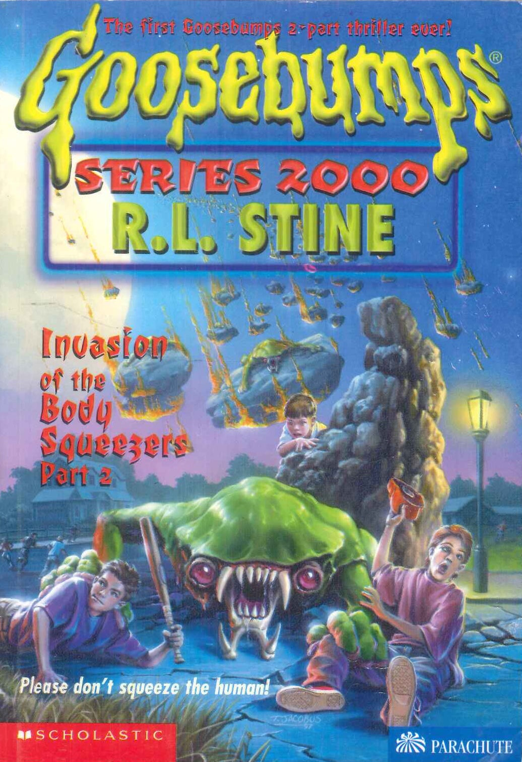 Scholastic Goosebumps Invasion Of The Body Squeezers Part 2 R.L.Stine ...