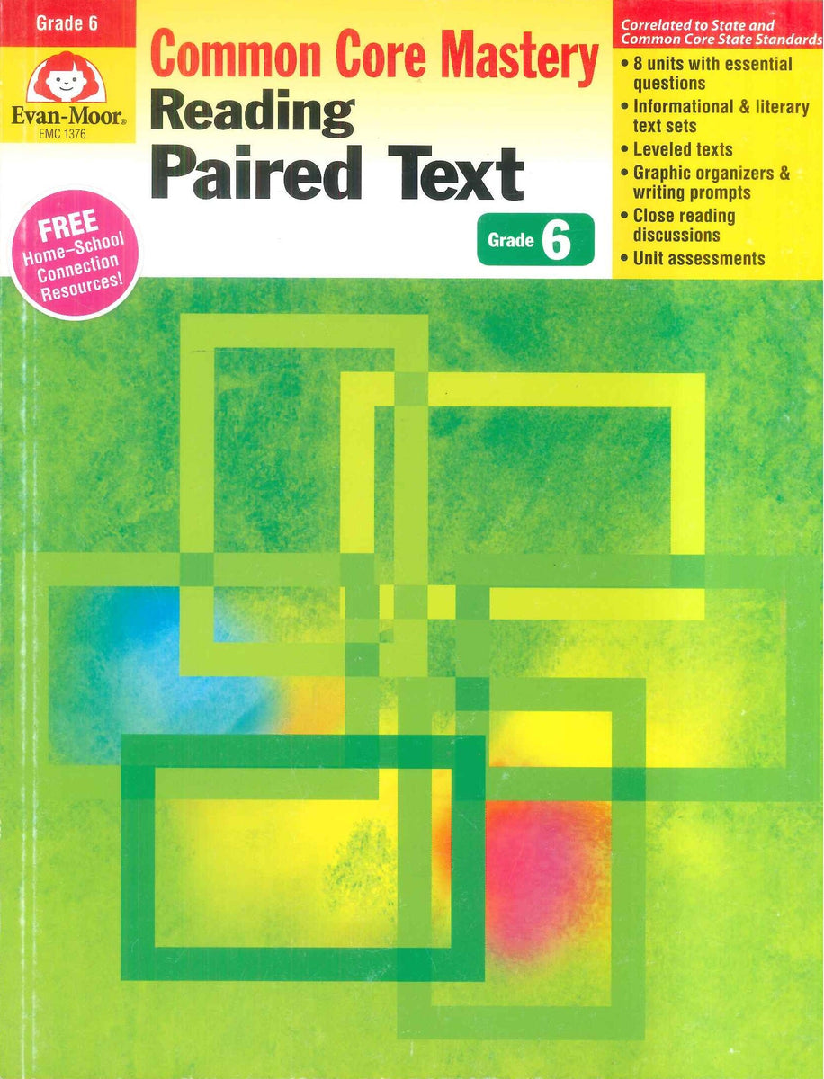 Reading Paired Text, Grade 6 Evan Moor Educational Publishers Children ...
