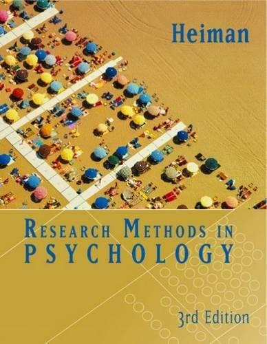 Research Methods in Psychology Gary Heiman Psychology and Sociology ...