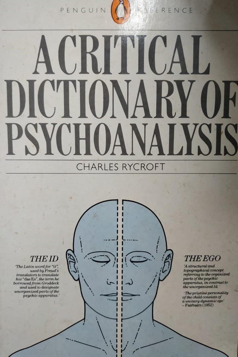 A Critical Dictionary of Psychoanalysis Charles Rycroft | المعرض المصري ...